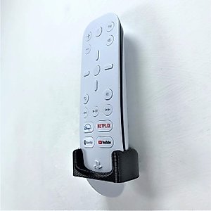 3D Cabin Product Compatible with PS5 Media Remote Controller Wall Mount Bracket Holder Stand for PlayStation 5 Black
