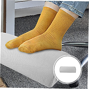 Anneome Ergonomic Leg Pillow Under Knee Pillow for Sleeping on Back Knee Pillow for Leg Support Half Round Leg Pillow Grey Mesh Pillow Cover