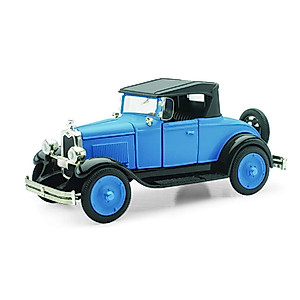 New Ray 1928 Chevrolet Roadster Blue 1/32 Diecast Model Car