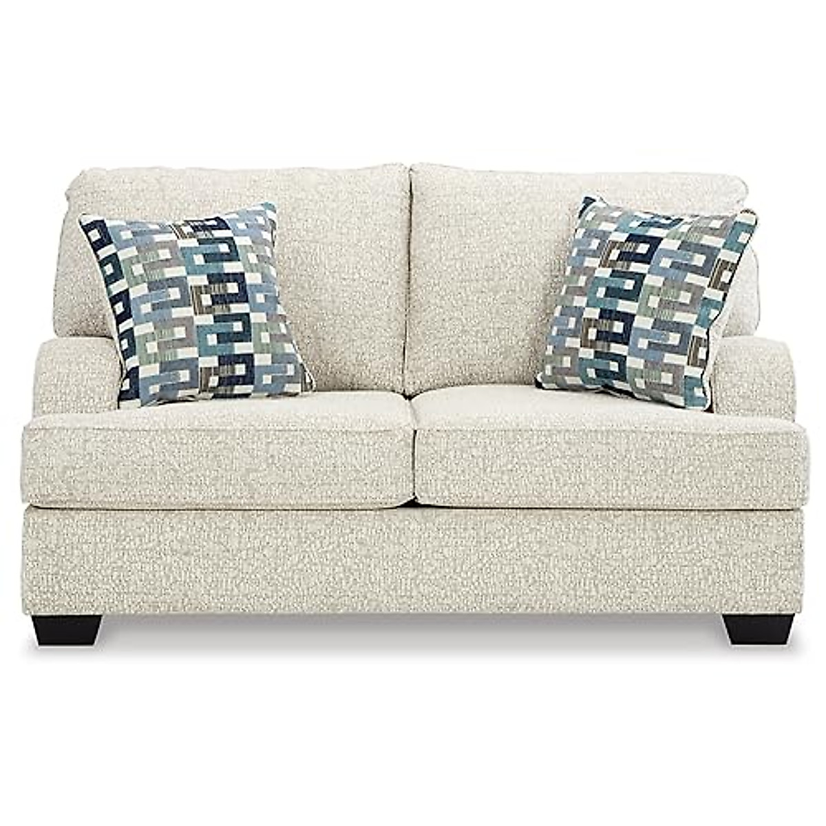 Signature Design by Ashley Valerano Casual Loveseat for Living Room, Beige