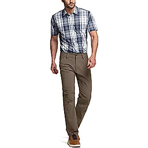 CQR CLSX Men's Cool Dry Tactical Pants, Water Resistant Outdoor Pants, Lightweight Stretch Cargo/Straight Work Hiking Pants, Sedona Pants Tundra, 38W x 32L