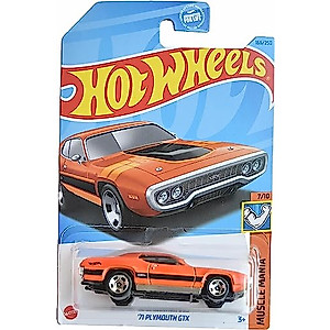 Hot Wheels '71 Plymouth GTX, Muscle Mania 7/10 [Orange] 166/250