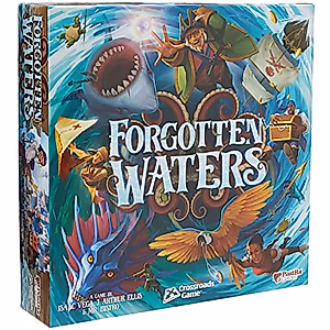 Forgotten Waters Board Game - Embark on a Hilarious Pirate Adventure in a World of High Seas Hijinks! Cooperative Strategy Game, Ages 14+, 3-7 Players, 2-4 Hour Playtime, Made by Plaid Hat Games