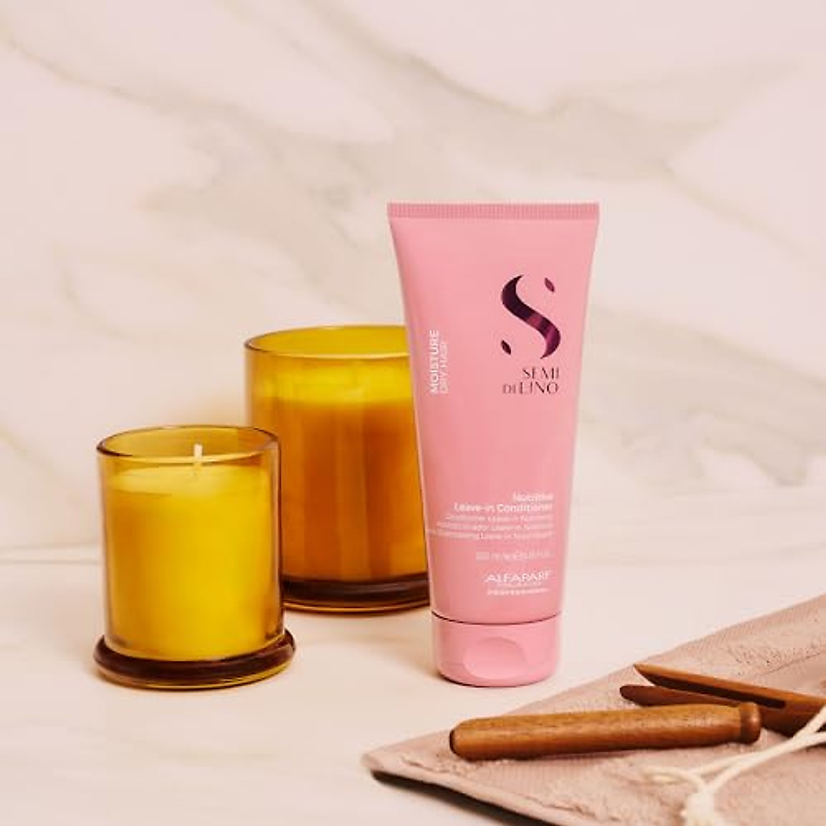 Alfaparf Milano Semi Di Lino Moisture Nutritive Low Shampoo - Sulfate Free Shampoo for Color Treated Hair - Moisturizing Hair Shampoo for Dry Hair - Paraben & Paraffin-Free (1000 ml / 33.8 oz)