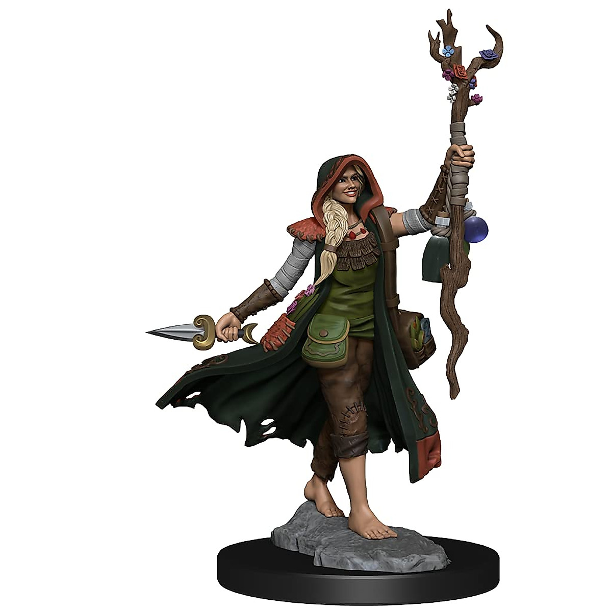 D&D Frameworks: Human Druid Female - Unpainted and Unassembled