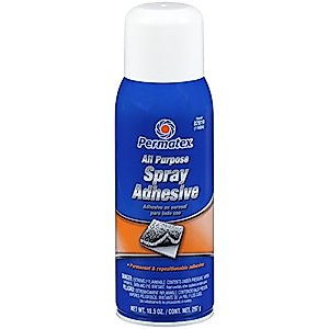 Permatex 82019 All Purpose Spray Adhesive, 10.5 oz. net Aerosol Can