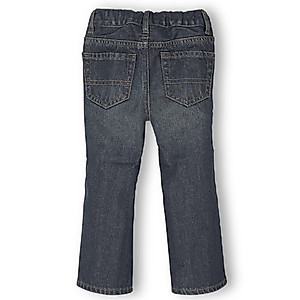 The Children's Place Baby Boys and Toddler Boys Basic Bootcut Jeans, Dry Indigo, 3T
