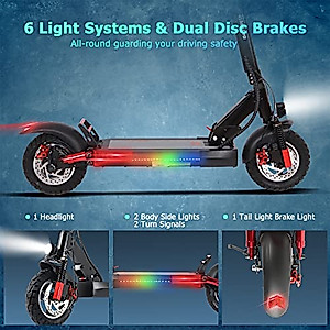 KUGOO Kirin M4Pro Electric Scooter Adults, 864WH Power, 43Miles Range, 30MPH Max Speed, 10" Off-Road Tires, Folding Commuter Electric Scooter with Seat