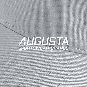Augusta Sportswear Mens 6225 Visor, Silver Grey