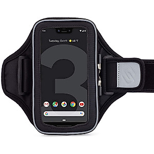 Sporteer Velocity V8 Running Armband - Compatible with iPhone 15 Pro Max, 15 Plus, 14/13 Pro Max, 15/14/13 Pro, iPhone 15/14/13, Galaxy S23 Plus, S22 Plus, Pixel, & Many More Cell Phones - FITS CASES