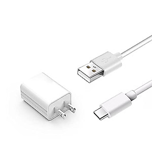5V 2A Type C AC Charger Replacement for Samsung Galaxy A01 A03S A02S A11 A21 A51 SM-A015V SM-A015A Phone,Galaxy Tab A7 10.4 Power Supply Adapter Cord