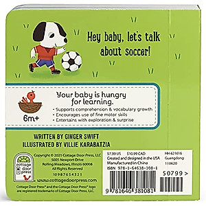 Let's Play Soccer! A Lift-a-Flap Board Book for Babies and Toddlers, Ages 1-4 (Children's Interactive Chunky Lift-A-Flap Board Book)