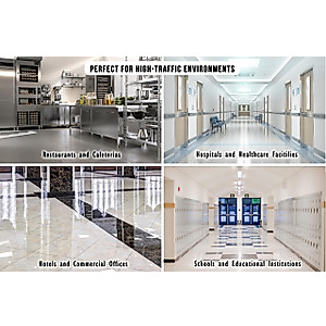 Heavy-Duty Industrial Closed-Loop Dust Mops - 6 Pack (Blue) - 48 Inch