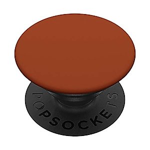 Rust Orange Solid Color PopSockets PopGrip: Swappable Grip for Phones & Tablets