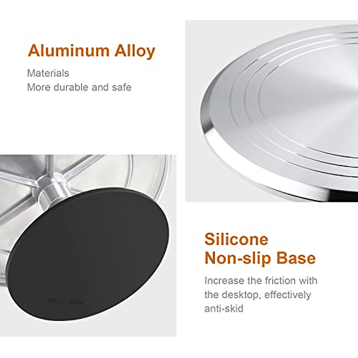 12'' Cake Stand, Cake Spinner Cake Decorating Supplies, Round Decorating Turntable Revolving Aluminum Table Holder Baking Display Tray Plate Tools Accessories for Birthday Wedding Party