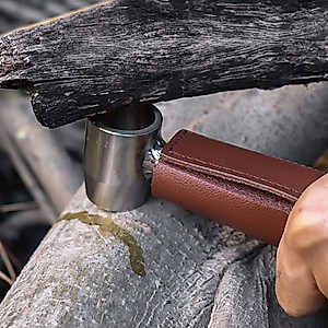 Bushcraft Gear Bushcraft Hand Auger Wrench Scotch Eye Wood Auger Hand Auger Wood Drill Settlers Survival Tool for Bushcraft Camping and Backpacking