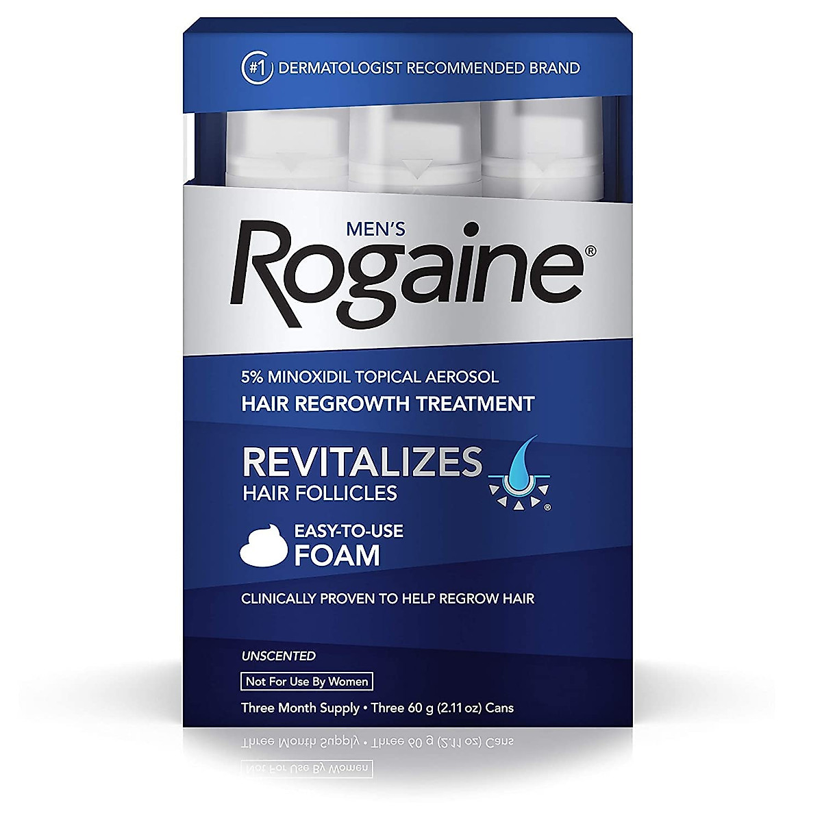 Rogaine Mens Foam Triple Pack