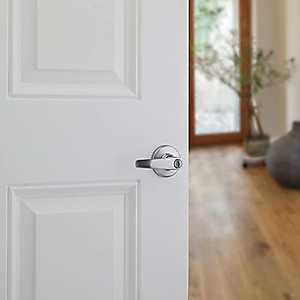 Kwikset 93001-879 Delta Bed and Bath Lever in Satin Chrome