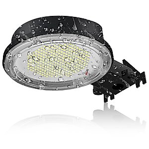 Area Lights for Outdoor Dusk to Dawn，100W LED Barn Light ，15000 Lumens，Wall lamp 5000K Daylight，Yard Lights Outdoor Waterproof IP65 ，Street Light Sensor，100-277V，Security Floodlight，5-Year Warranty