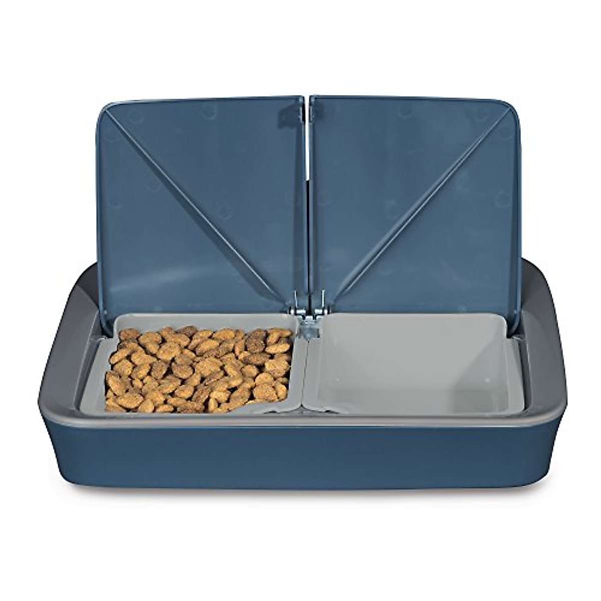 PetSafe Digital Two Meal Automatic Pet Feeder for Cats and Dogs, 2 x 200 g Trays, 4 Day Programming,Blue