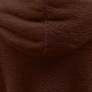 Womens Winter Coats Casual Batwing Long Sleeve Hooded Jacket Open Front Cardigan Outwear Teens Cute Loose Teddy Coats