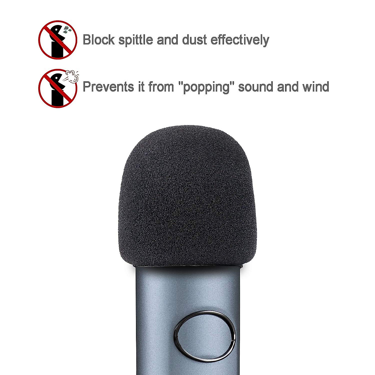 Ember Microphone Stand Shock Mount - Scissor Mic Boom Arm with Cable Sleeve Mic Pop Filter Windscreen Compatible with Blue Ember Microphone by YOUSHARES