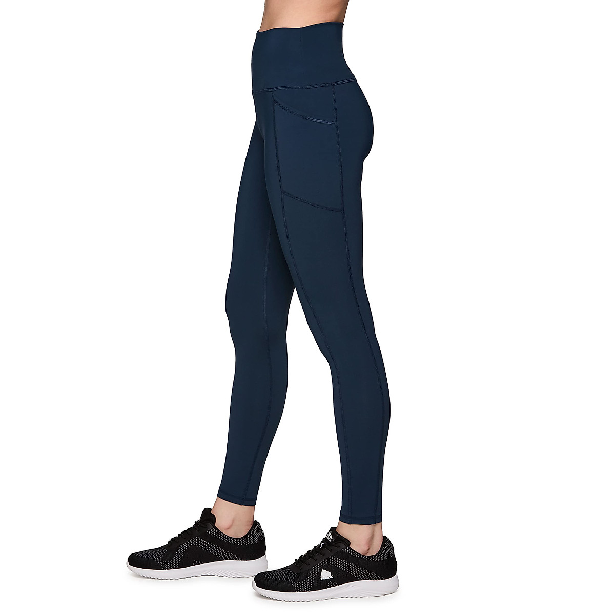 RBX Active Women's Squat Proof Full Length Gym Running Yoga Leggings Deep Teal F22 L