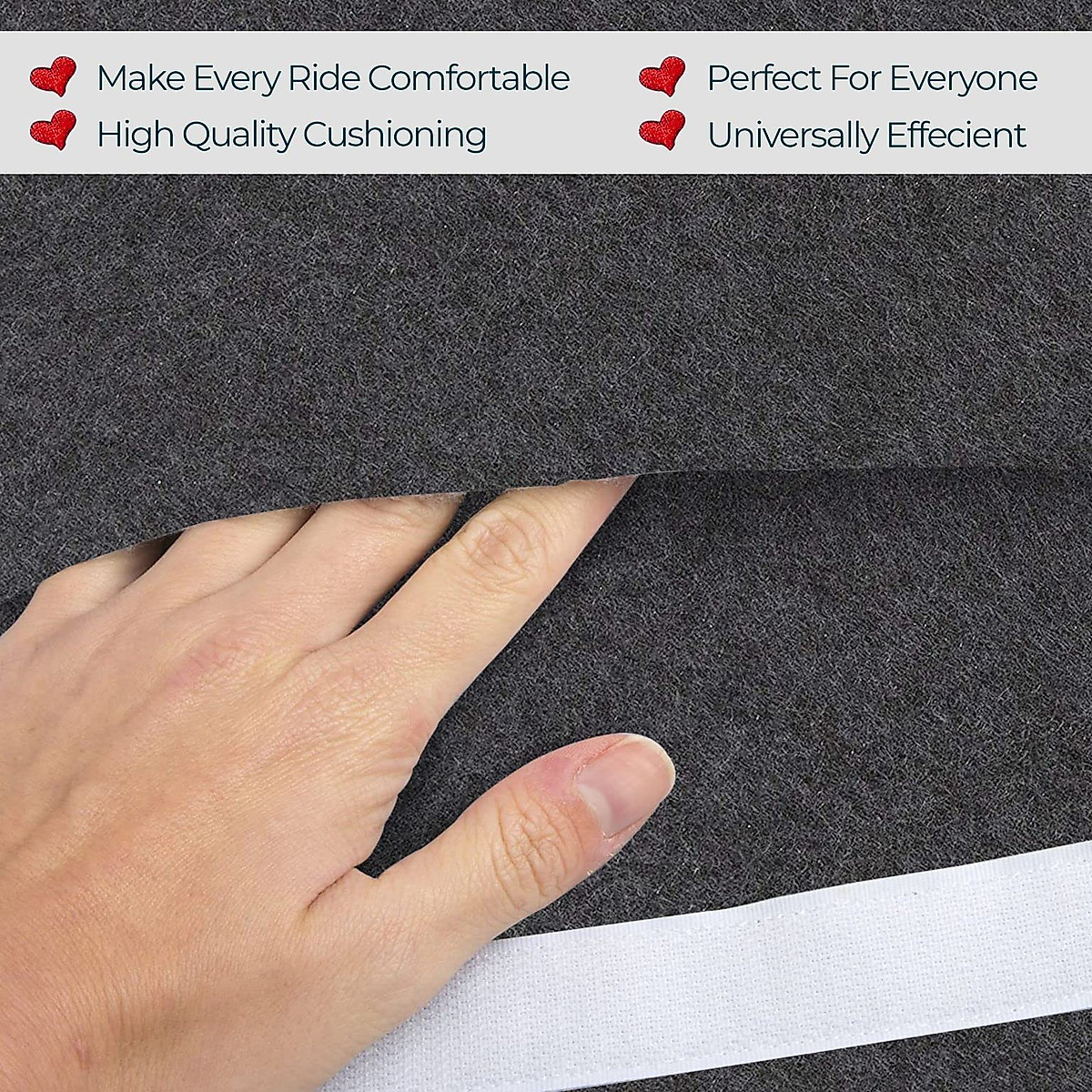 The Breast & Chest Buddy Port-a-Pal Seatbelt Cushion (Gray)