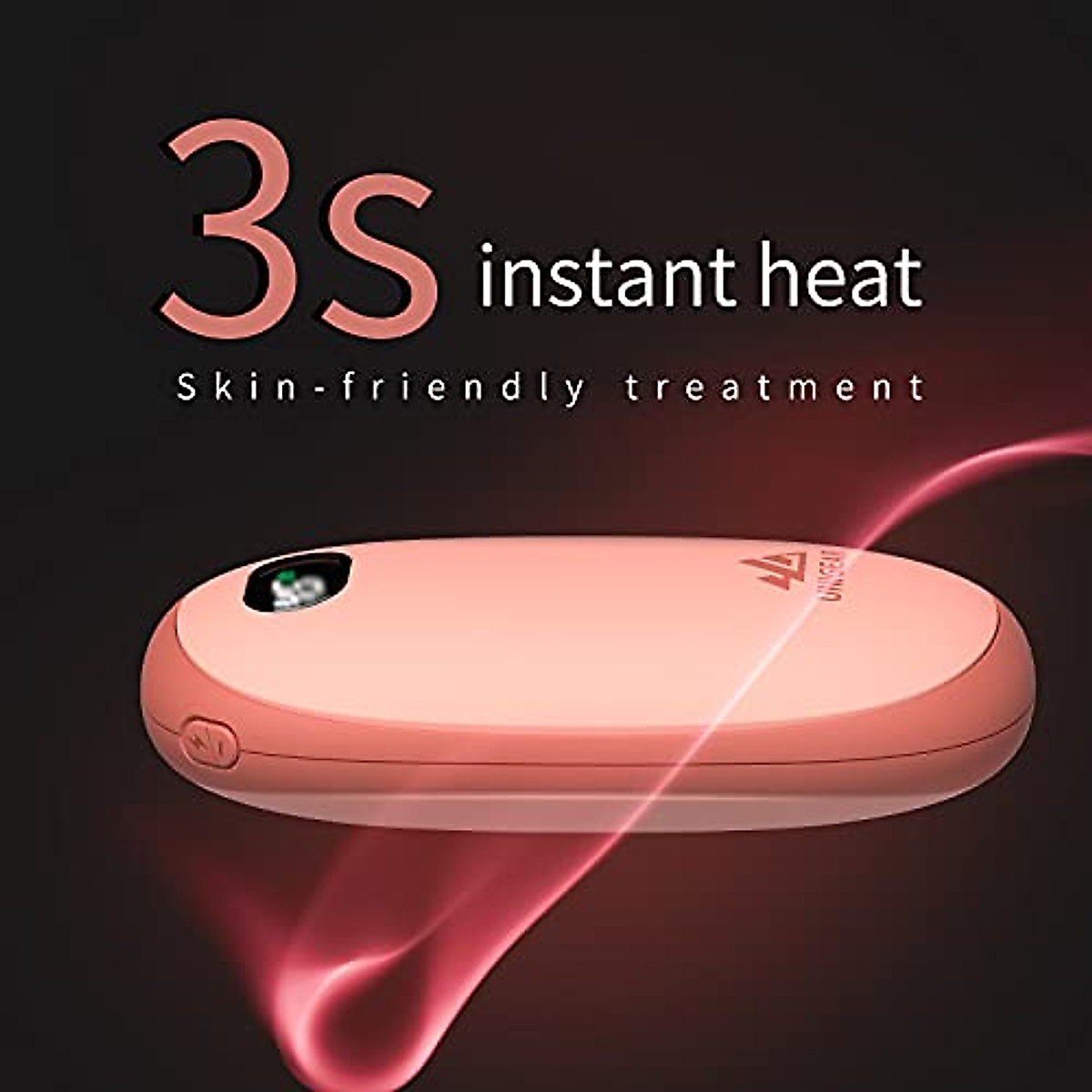 Unigear Hand Warmers Rechargeable, Reusable Portable Electric Hand Warmer 5200mAh USB Power Bank with Multi Heating Level from 95-131℉ and Digital Screen, Great for Raynauds, Outdoor, Camping, Hiking