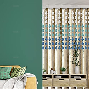 AUEAR, Raindrop Garland Paper Garland for Birthday Wedding Backdrop Party Hanging Decoration (9 Pack)