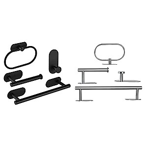 4Pieces Bathroom Towel Rack Large Capacity for Kitchen Bathroom Home Dormitory Towels Holder Space Saving Hand Towel Holder