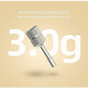 Joystick Rocker for DJI Mini 3 Pro Remote Control, Aluminum Alloy Extended Thumb Rocker, Ergonomic Design Controller Stick Replacement, Drone Rocker Replacement Accessories (Gold)