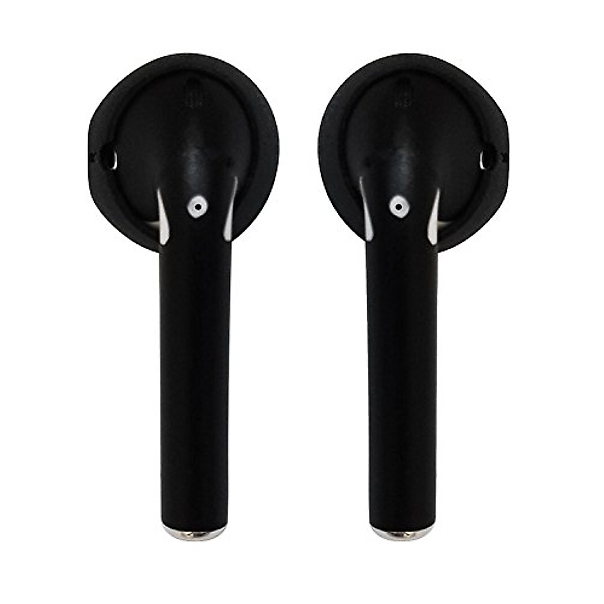 AirPod Skins, Silicone Charging Case Cover, Eartips Bundle (Matte Black)