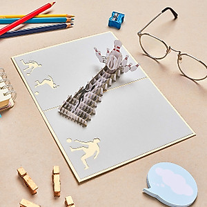 Rykamia Bowling Pop Up Card, Blank Bowling Card With Envelop, Bowling Birthday Card, Card For Bowling Player, Bowling Thank You Card, Graduation, Just Because, Get Well, Card For Friend, Bowling Gifts