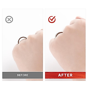 Invisible Ring Size Adjusters Set for Loose Rings,24 Pack-8 Sizes,Ring Size Reducer Spacer Ring Resizer Tightener Ring Guard with Organizer,Assorted Sizes for Any Rings