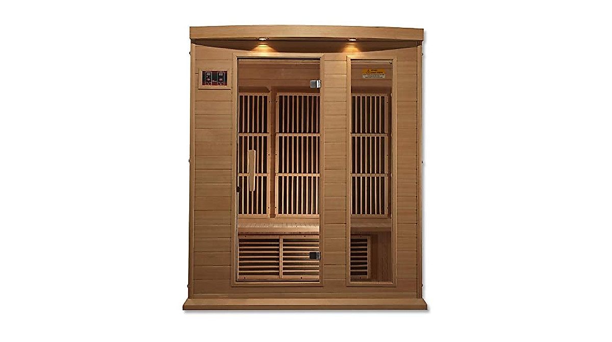 DYNAMIC SAUNAS Maxxus 3 Person Low EMF Infrared Sauna