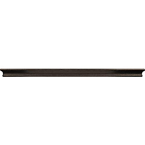 HIGH & MIGHTY 515618 Decorative 36" Floating Shelf Holds up to 25lbs, Easy Tool-Free Dry Wall Installation, Beveled, Retail Packaging, Espresso