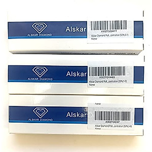 Alskar Diamond Kit of 3 Oil Soluble Diamond Polishing Compound Polishing Paste 14000 5000 3000 Grit 5 Grams with 50% Concentration of Diamond Powder