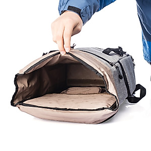 TARION Camera Backpack Waterproof Camera Bag Waterproof Certified IPX5 Large Capacity Side Access with 15.6 Inch Laptop Compartment Rain Cover for Women Men Photographer Lens Tripod Tablets