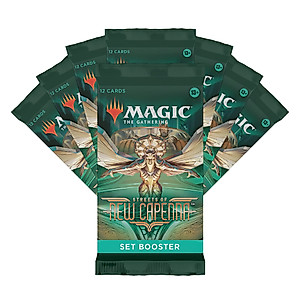Magic: The Gathering Streets of New Capenna Bundle | 8 Set Boosters + Accessories