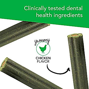VETRISCIENCE Perio Plus for Dogs, Chicken Liver, 30 Stix - Fresh Breath, Gums and Plaque Control - Crunchy Outside, Soft Inside, Green (090019A.030)