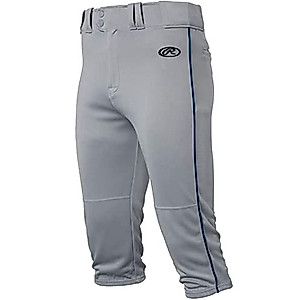 Rawlings Boys YLNCHKPP Pant, Grey/Navy, Large US