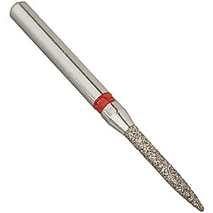 ValuDiamond V-862/012F Economic Line of Diamond Burs, Single Use/Multi-Use, Flame (889/009, 862/010, S862/012, 861/012, 862/012, 863/012, 861/014, 862/014, 862/016, 862L/018), Fine (Pack of 10)