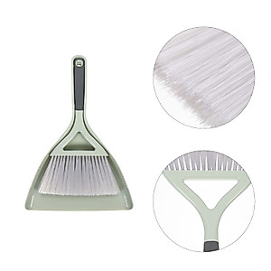 1 Set Set Broom Dustpan Combination Table Cleaning Broom Mini Broom Pet Cleaning Brush Reusable Cleaning Broom Desktop Dustpan Household Table Broom Home Accessory Clean Dust Pan