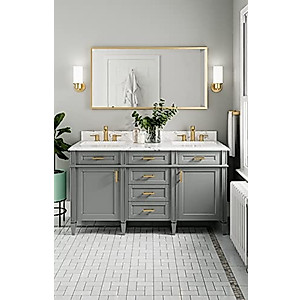 Moen Align Brushed Gold Two-Handle Modern 8-Inch Widespread Bathroom Faucet Trim Kit, Valve Required, T6193BG