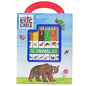 World of Eric Carle, My First Library Animal Board Book Block 12-Book Set - PI Kids