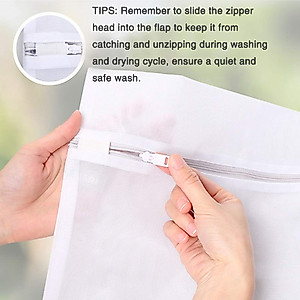 Runtoo 2 Pack 36 x 36 inches Extra Large Laundry Bag Delicates Wash Bags Camp Travel Heavy Duty Zipper Big Net Sweater Curtain Bedding Robes Blanket Jumbo Toys Organizer