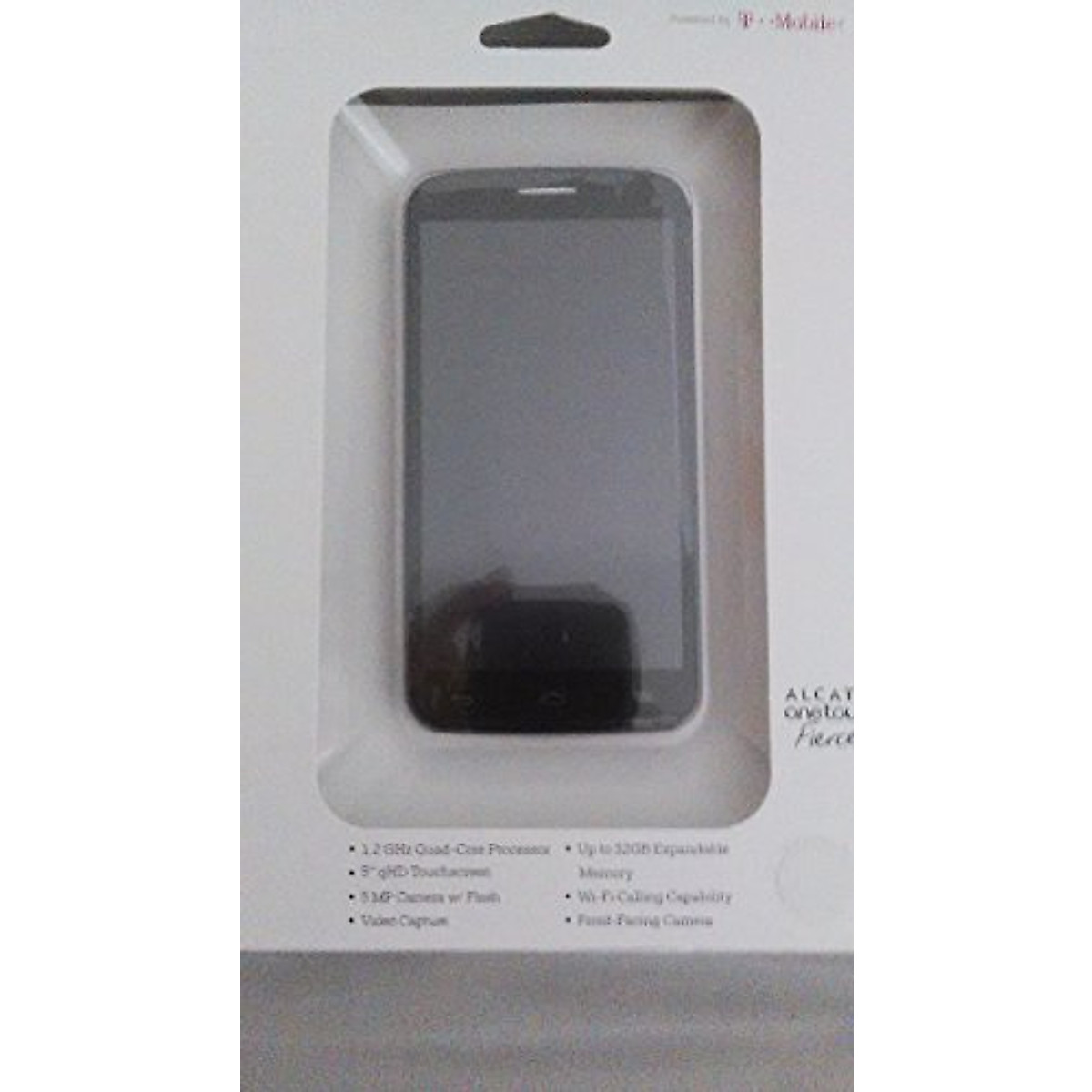 BrightSpot ALCATEL ONETOUCH Fierce 2 7040T 5" qHD Display Touch Screen 4G Capable Android 4.4 Powered By T-Mobile