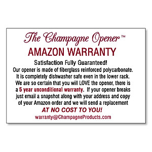 The Champagne Opener - Black in Gift Box