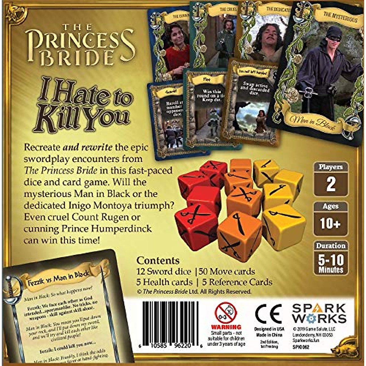 The Princess Bride: I Hate to Kill You